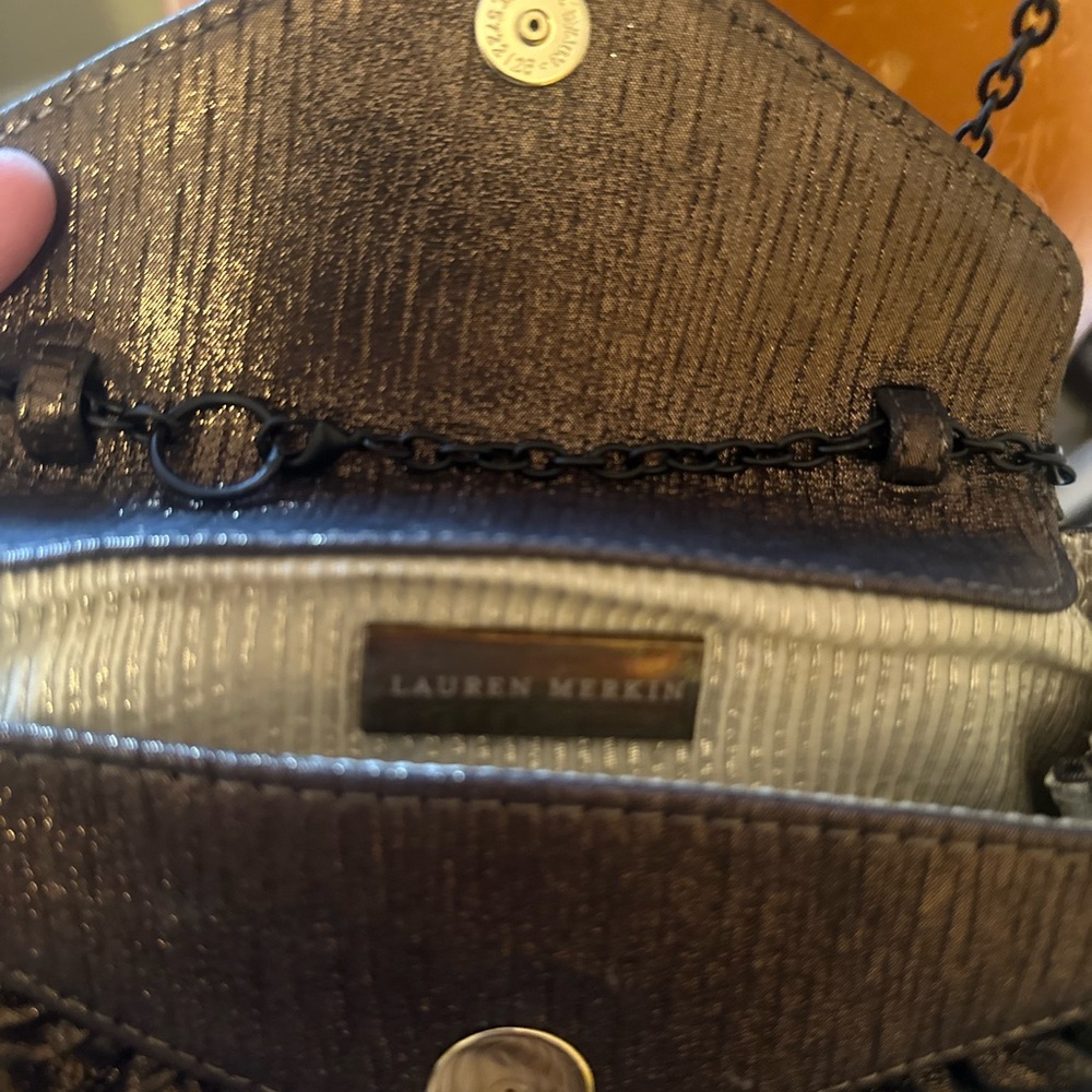 Lauren Merkin Sparkling Crossbody Gold Purse - Gem